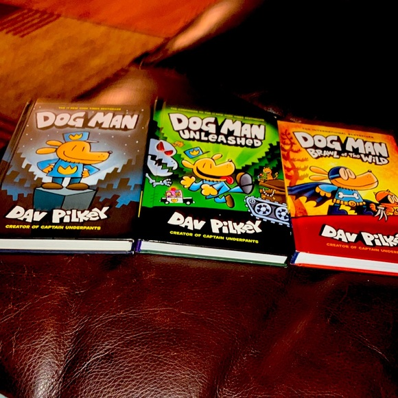 Other | Three Book Bundle Dog Man Books By Dav Pilkey | Poshmark